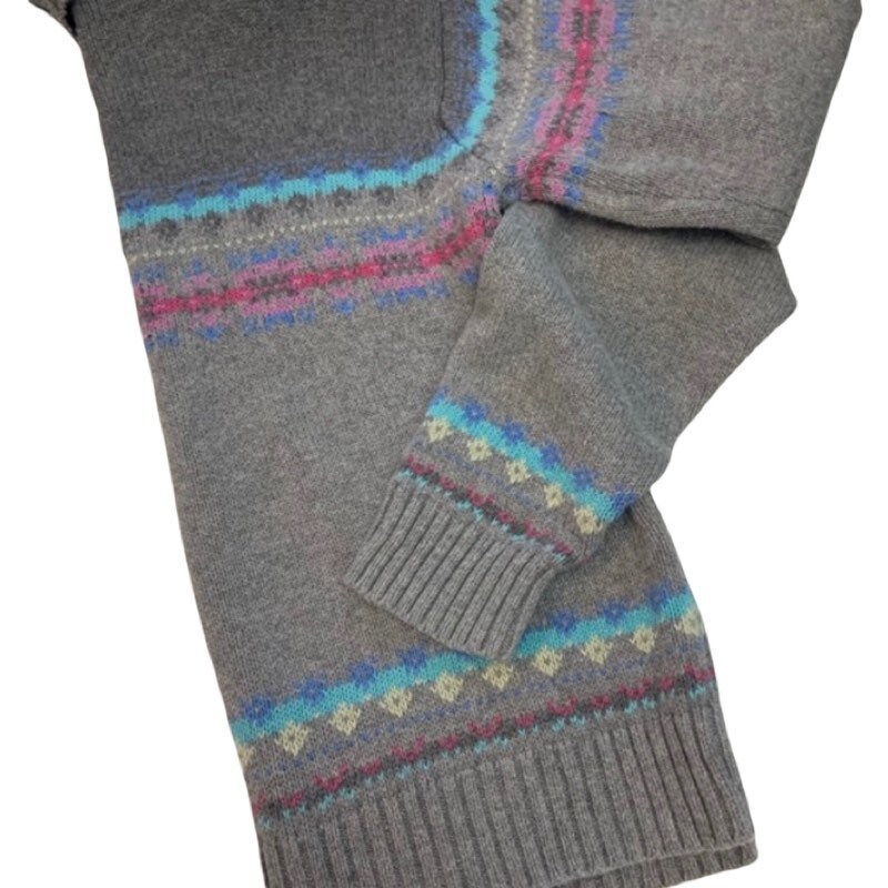 Vintage 80’s Northcrest Coastal Fair Isle Cotton Blend Turtleneck ...