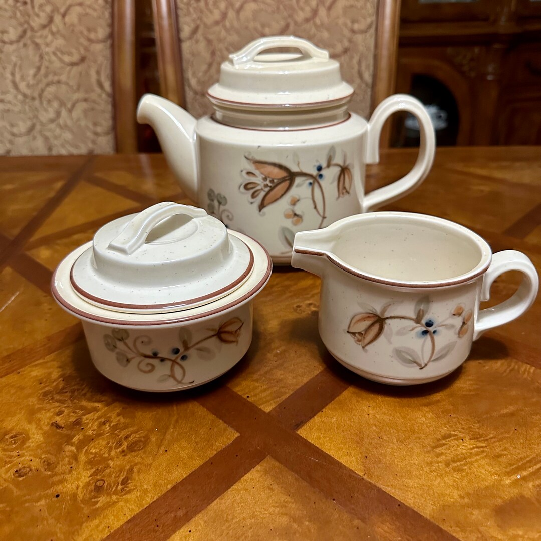 Vintage 70’s Noritake Versatone Japan Fallriver Floral Earth Tones ...