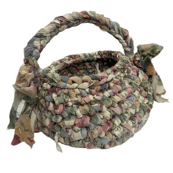 Rag Basket - Etsy
