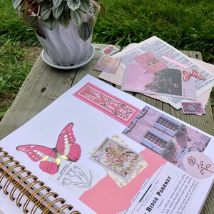 Pink Themed Junk Journal Kit 40 Pieces Scrapbooking - Etsy Canada