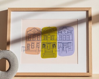 Fort Greene Brooklyn New York City Neighborhood Art Print - Etsy