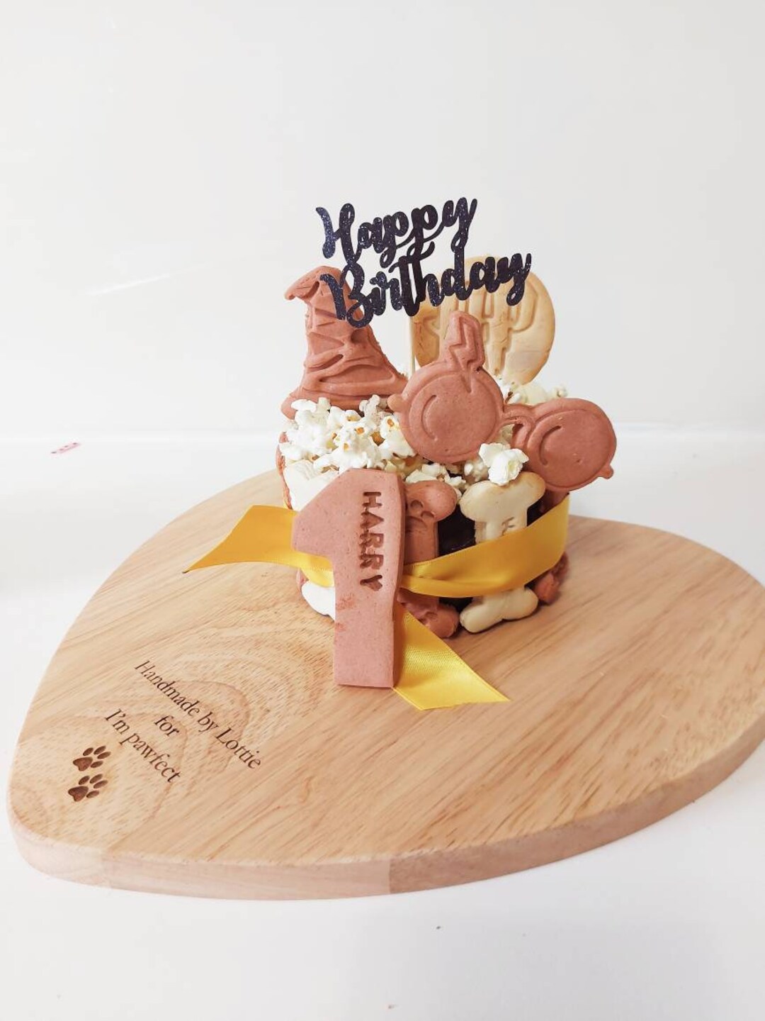 Dog Birthday Cake Gotcha Day Cake Harry Potter - Etsy