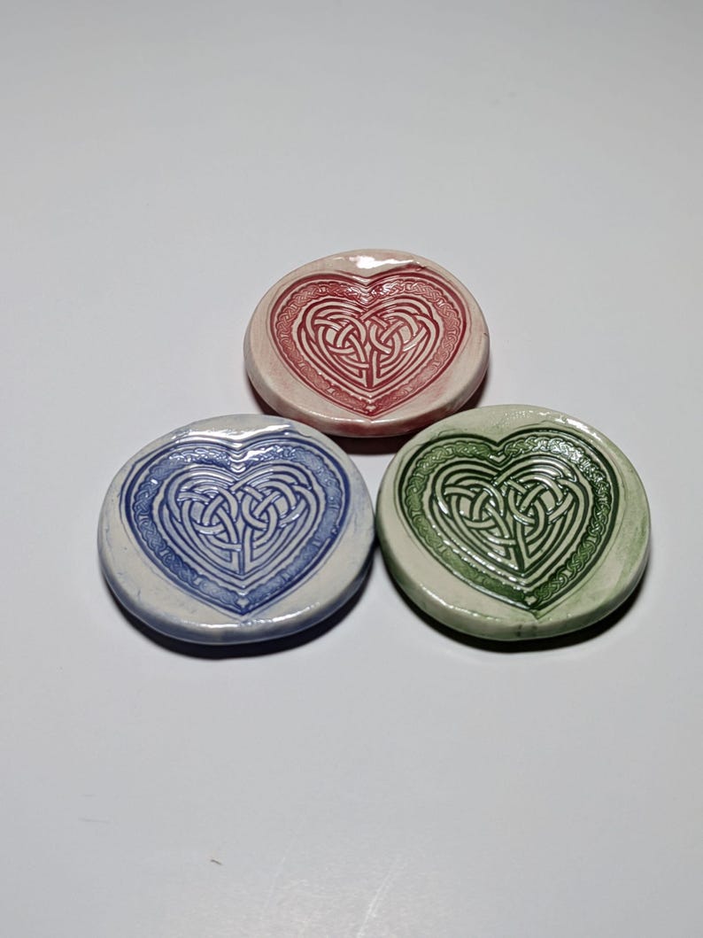 Ceramic Celtic Knot Teabag Holder: Handmade Spoon Rest / Ring Dish ...