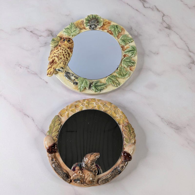 Owl Mirror - Etsy