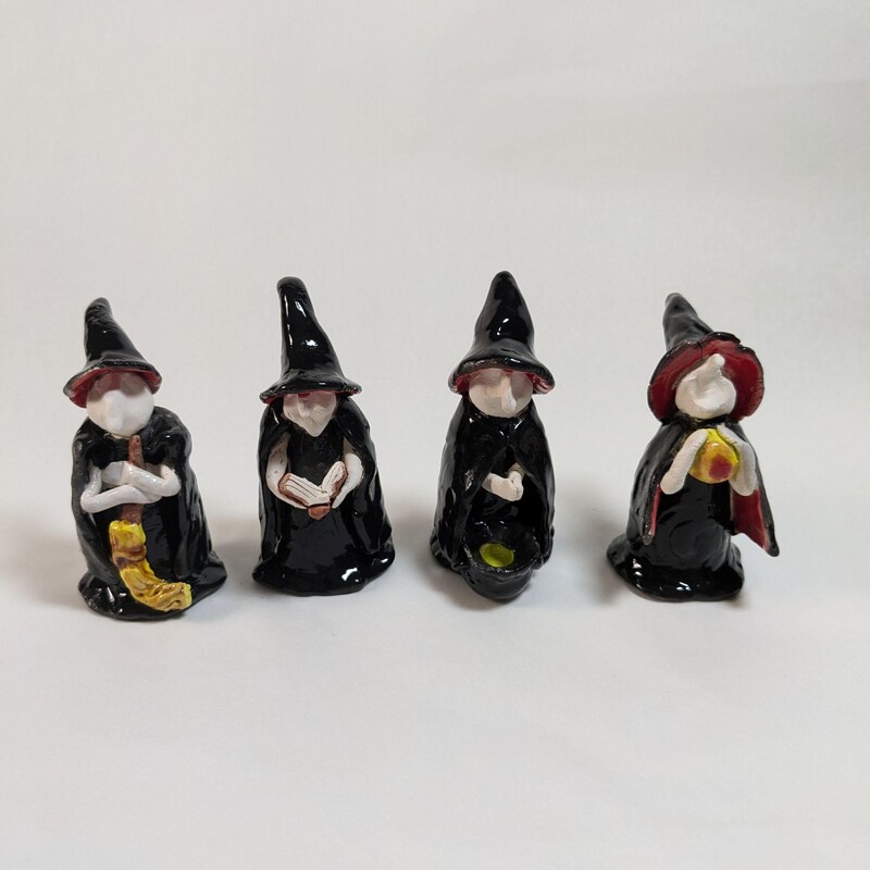 Miniature Witch Ornament - Etsy