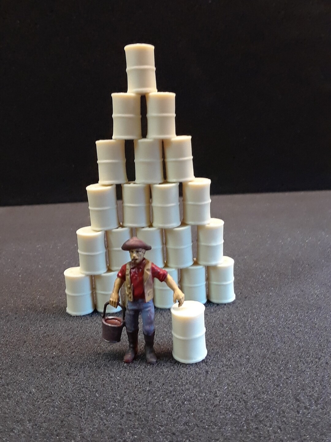 Barrels Metal Drums 20 Each, S-scale 1/64 Logging - Etsy