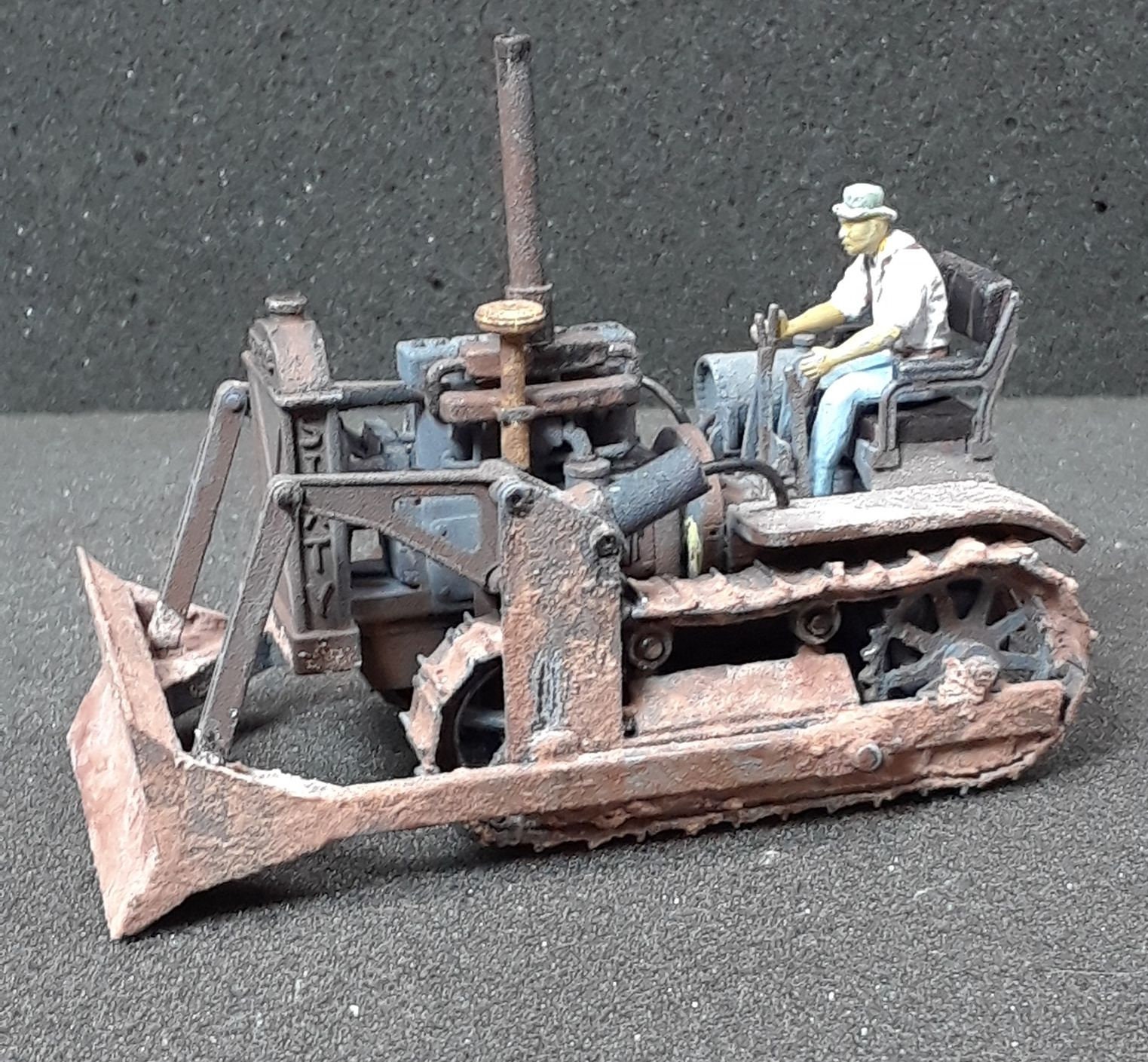 Caterpillar Sixty 3d Print. Convert a Tamiya G-40 Bulldozer to a Cat 60 ...