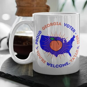 Georgia Blue State Runoff Election Biden Victory Blue Wave Democrat ...