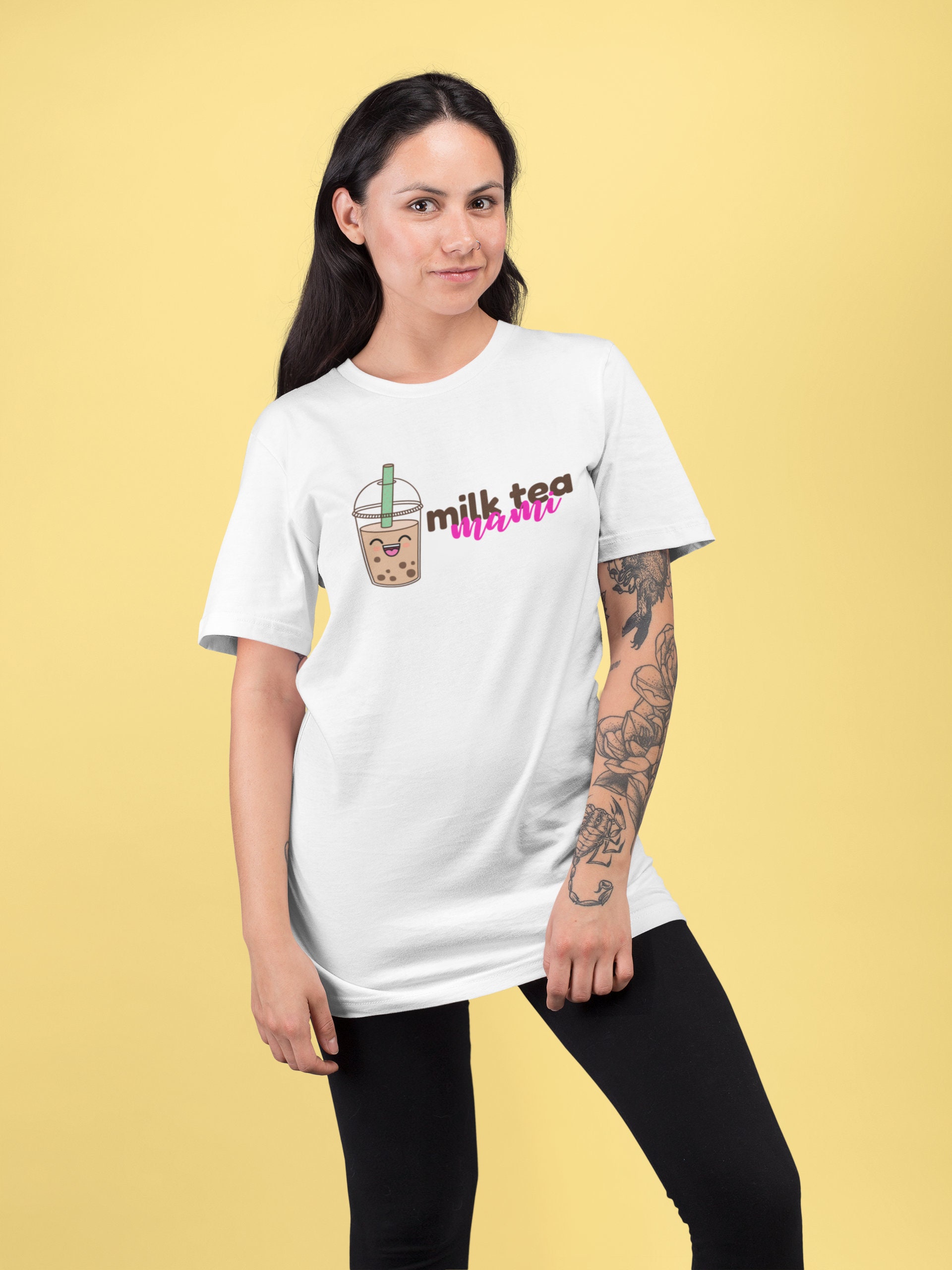 Milk Tea Mami Shirt Bubble Tea Boba Milk Tea Boba Tea Thai Tee Bubble ...