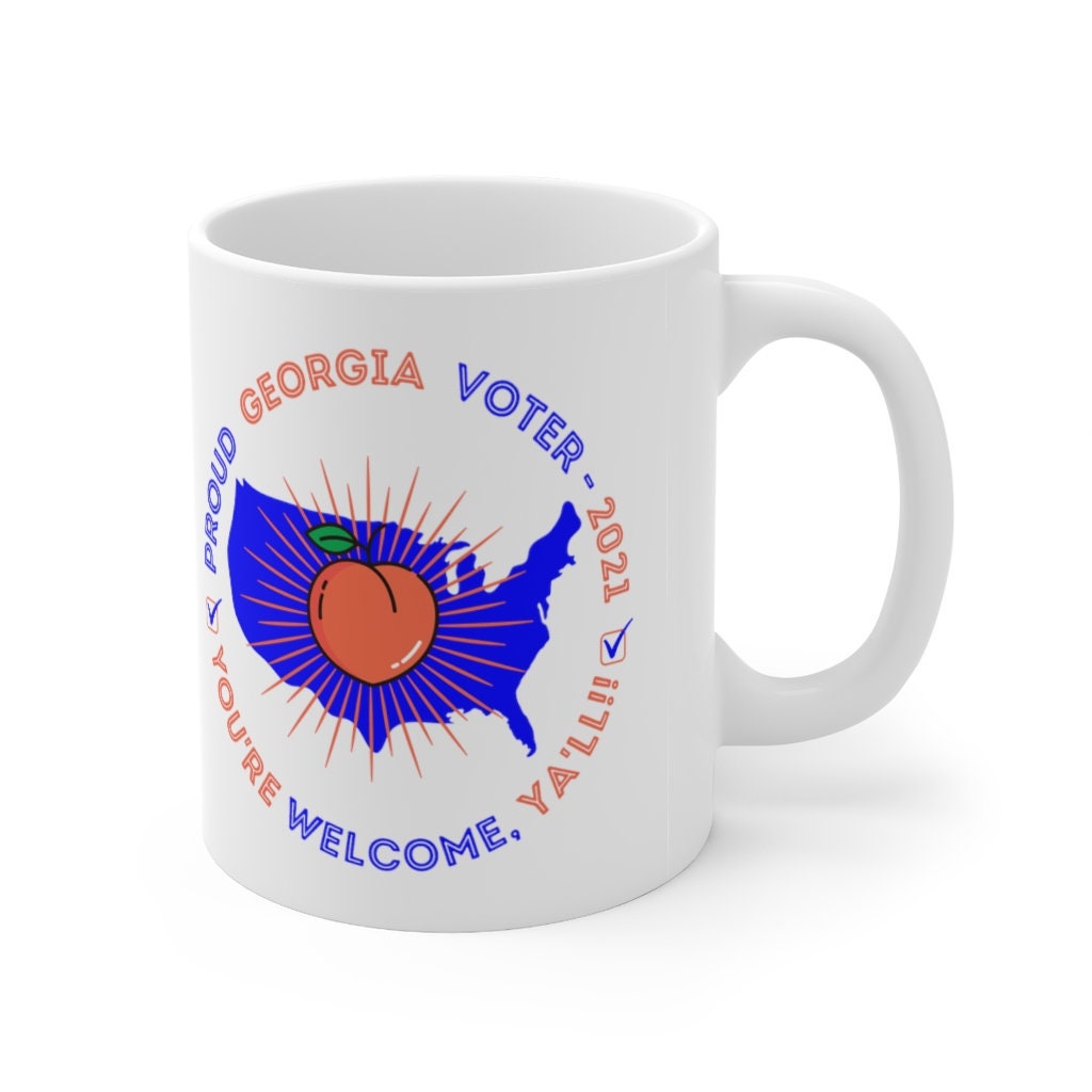 Georgia Blue State Runoff Election Biden Victory Blue Wave Democrat ...