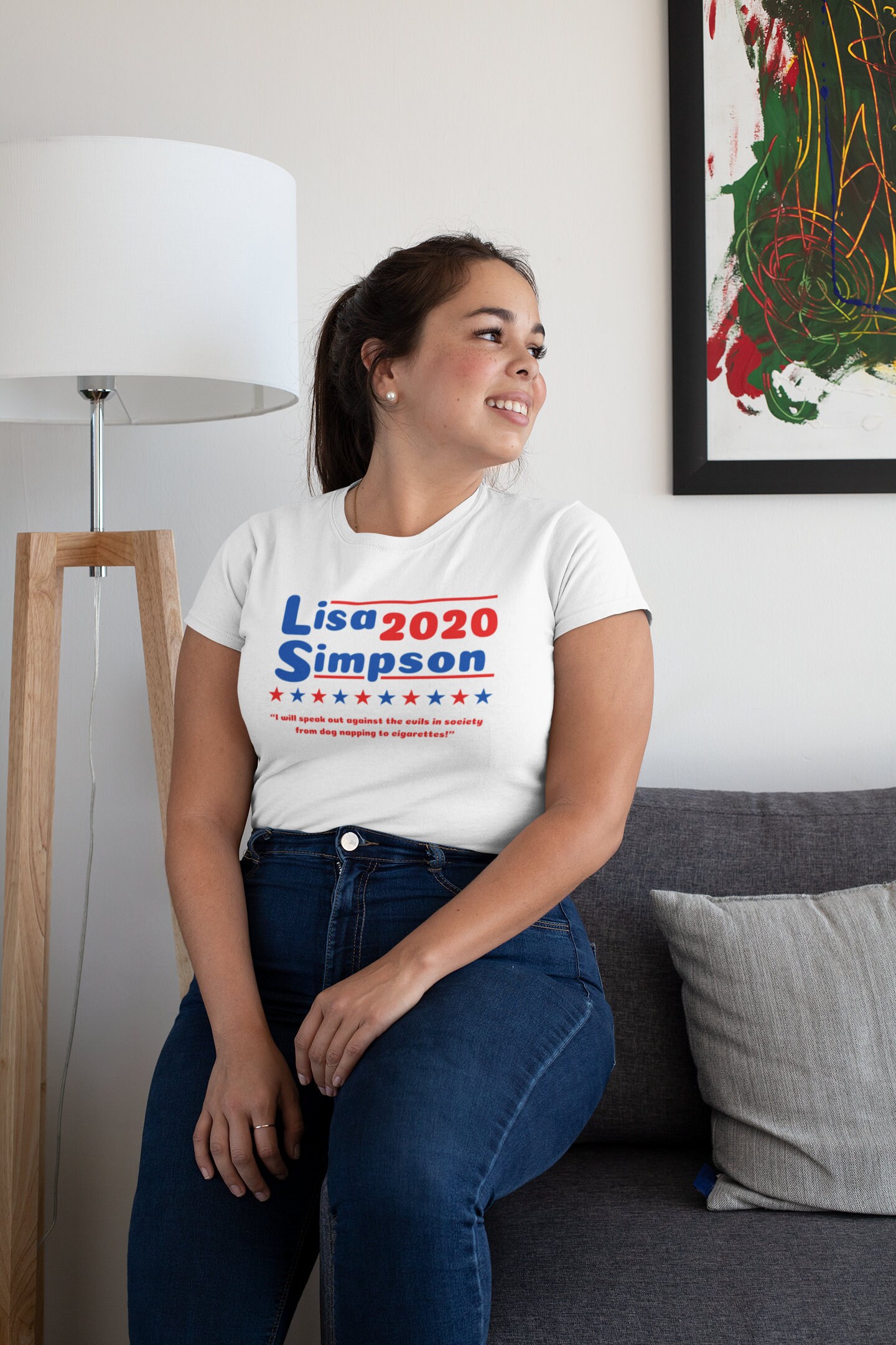 Lisa Simpson, Voter Shirt, Vote 2020, Funny Election Shirt, US Election ...
