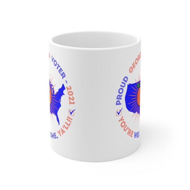 Georgia Blue State Runoff Election Biden Victory Blue Wave Democrat ...