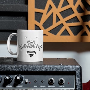 Cat Daddy Mug Crazy Cat Guy Cat Dad Mug Best Cat Dad Ever Cat Dad Cup ...