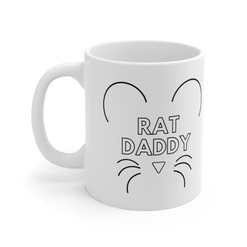 Rat Daddy Mug Rat Dad Rat Mom Rat Lover Gift Rat Mug Rat Owner Cute Rat ...