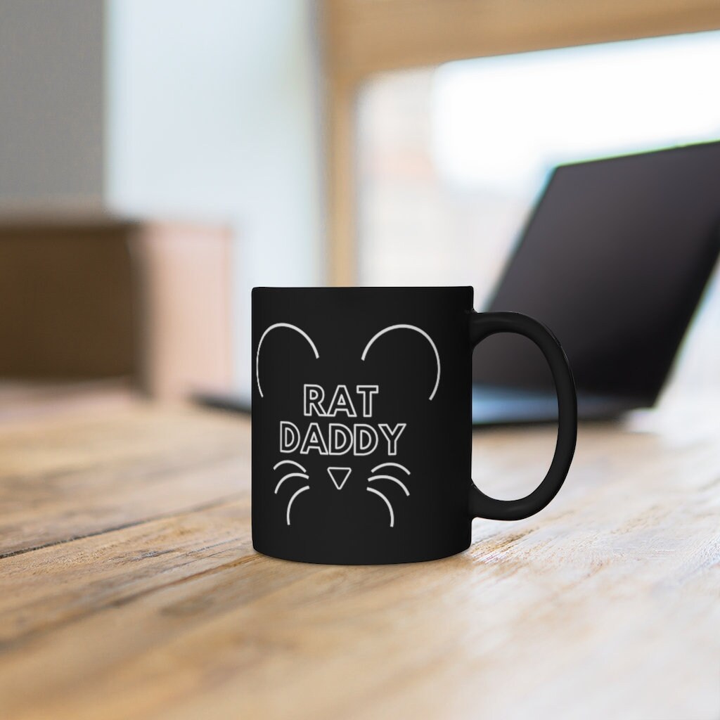 Rat Daddy Mug Rat Dad Rat Mom Rat Lover Gift Rat Mug Rat Owner Cute Rat ...
