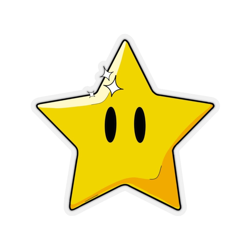 Hand Drawn Super Mario Bros Super Mario Kart Magic Star Man - Etsy ...