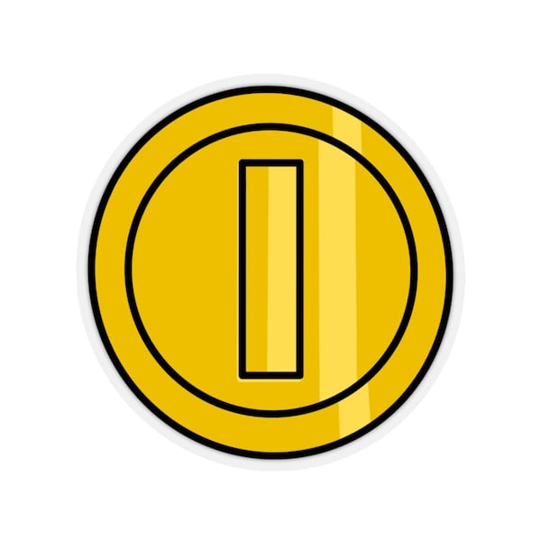 Mario Kart Coin Svg - Etsy