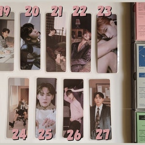 Seventeen FML Upcycled Bookmarks W/ S.coups, Wonwoo, Mingyu, Vernon ...