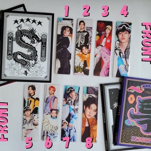 Stray Kids 5 Star S Class Bookmarks Groups/units Version | Upcycled ...