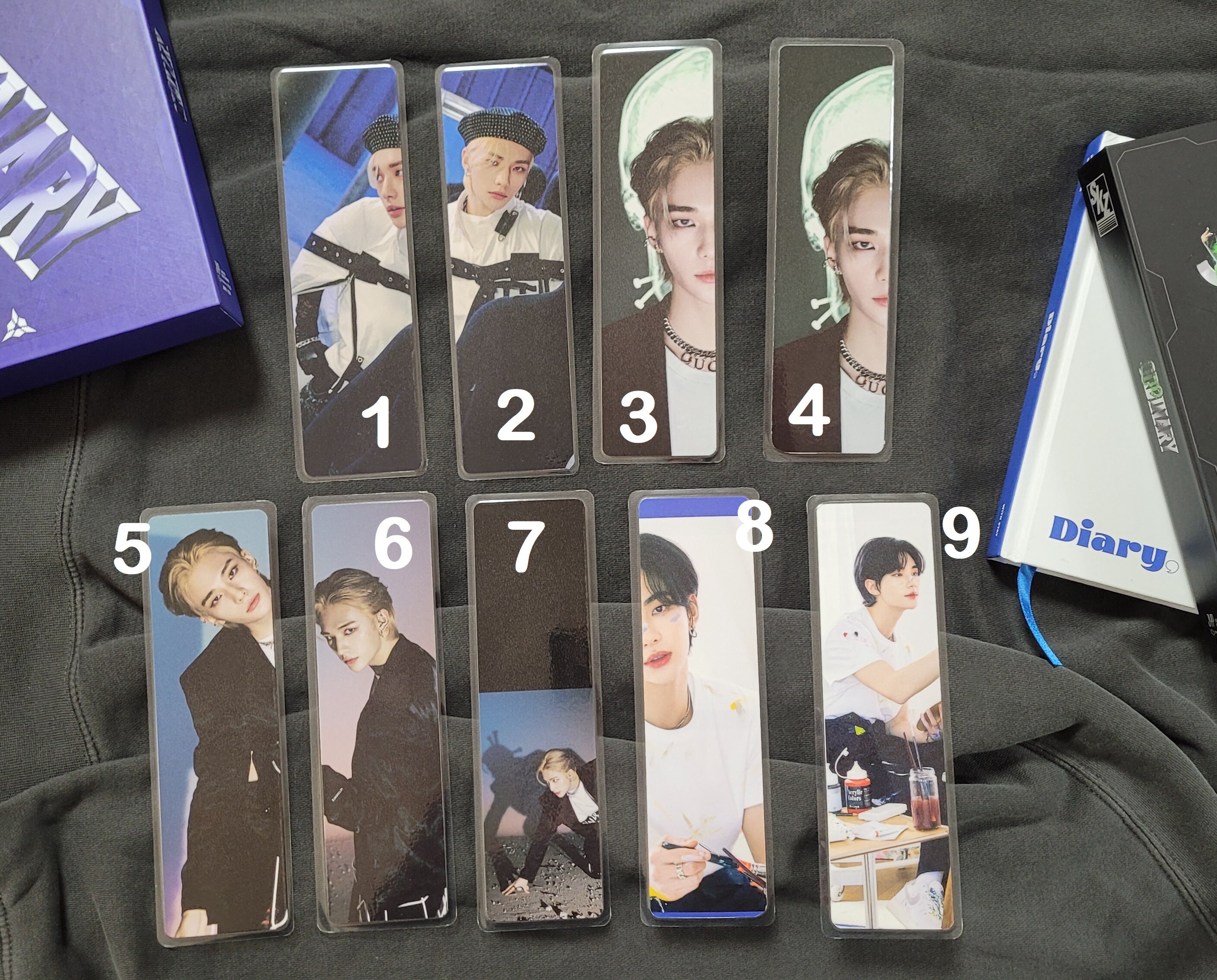 Stray Kids Oddinary Bookmarks Hyunjin Version Upcycled - Etsy