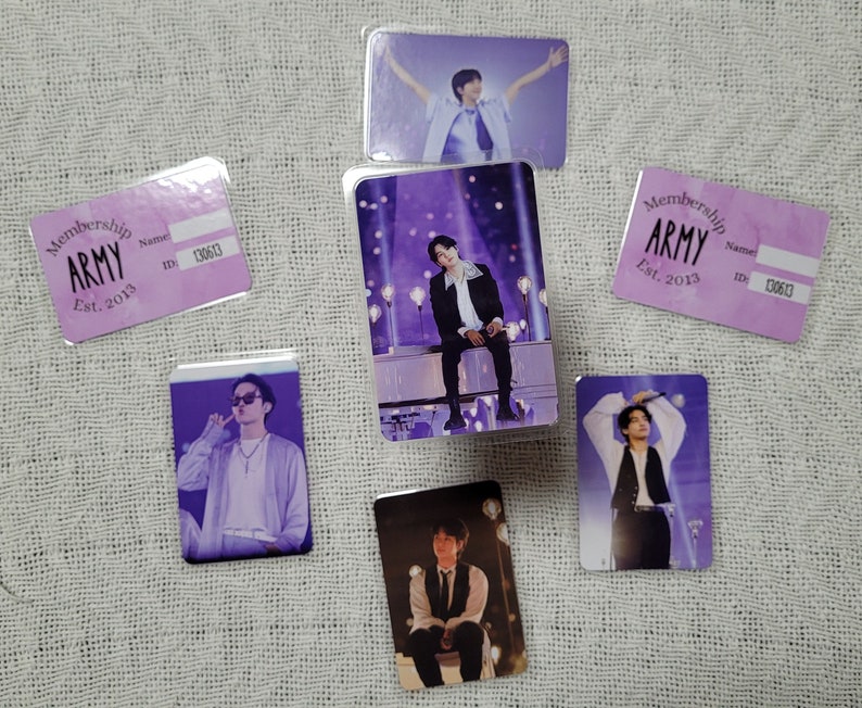 BTS Fan Made Army Membership ID Cards Laminated & Durable - Etsy UK