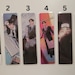 Seventeen Upcycled Bookmarks S.coups, Mingyu, Wonwoo, Vernon, Woozi ...