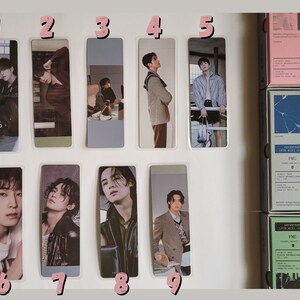 Seventeen FML Upcycled Bookmarks W/ S.coups, Wonwoo, Mingyu, Vernon ...