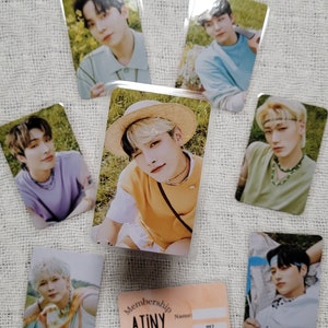 Ateez Fan Made ATINY Membership ID Cards Laminated & Durable | Mystery ...