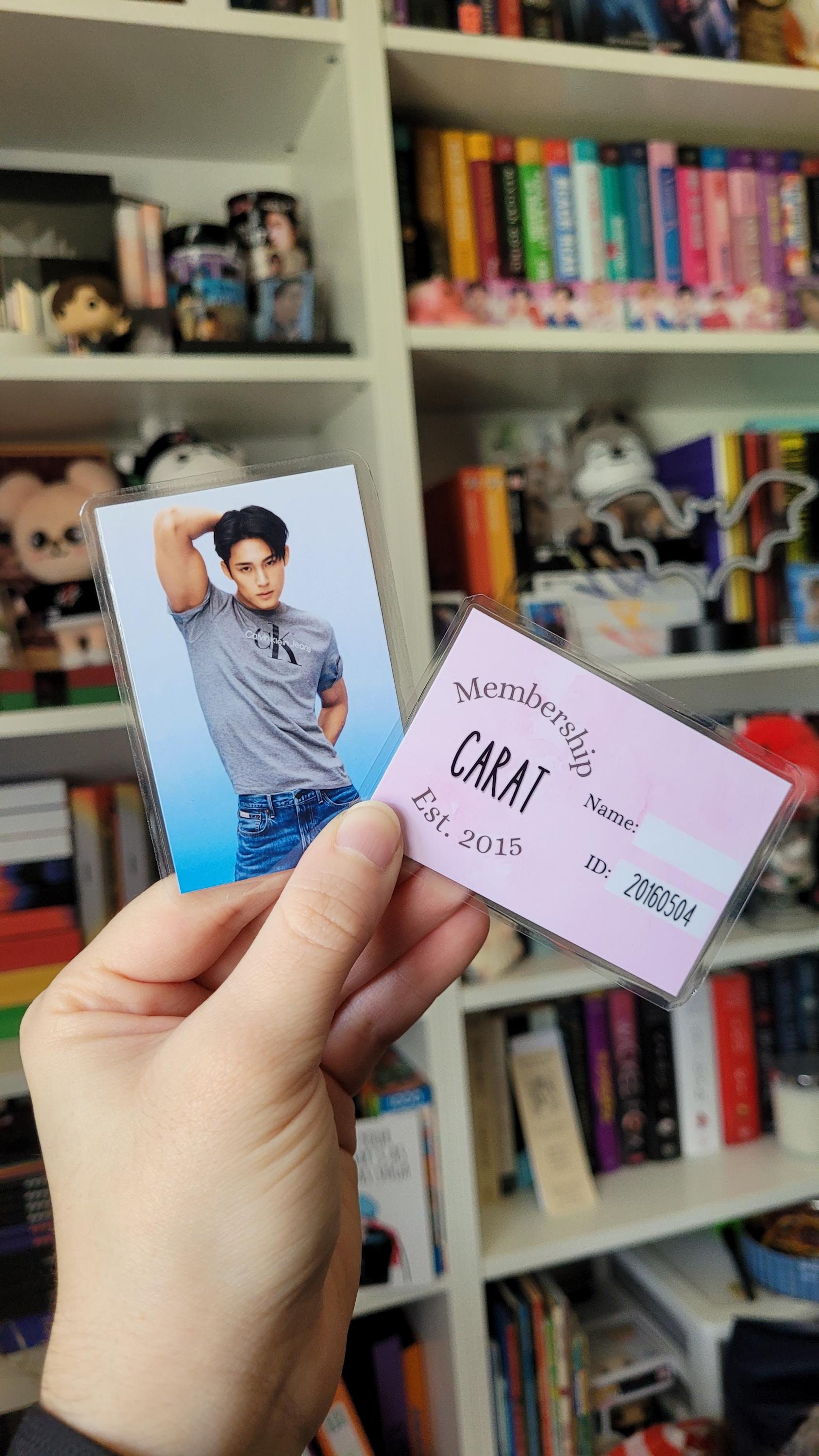 Seventeen Fan Made CARAT Membership ID Cards Laminated & Durable ...