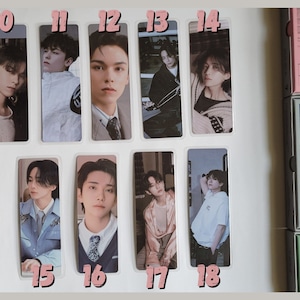 Seventeen FML Upcycled Bookmarks W/ S.coups, Wonwoo, Mingyu, Vernon ...