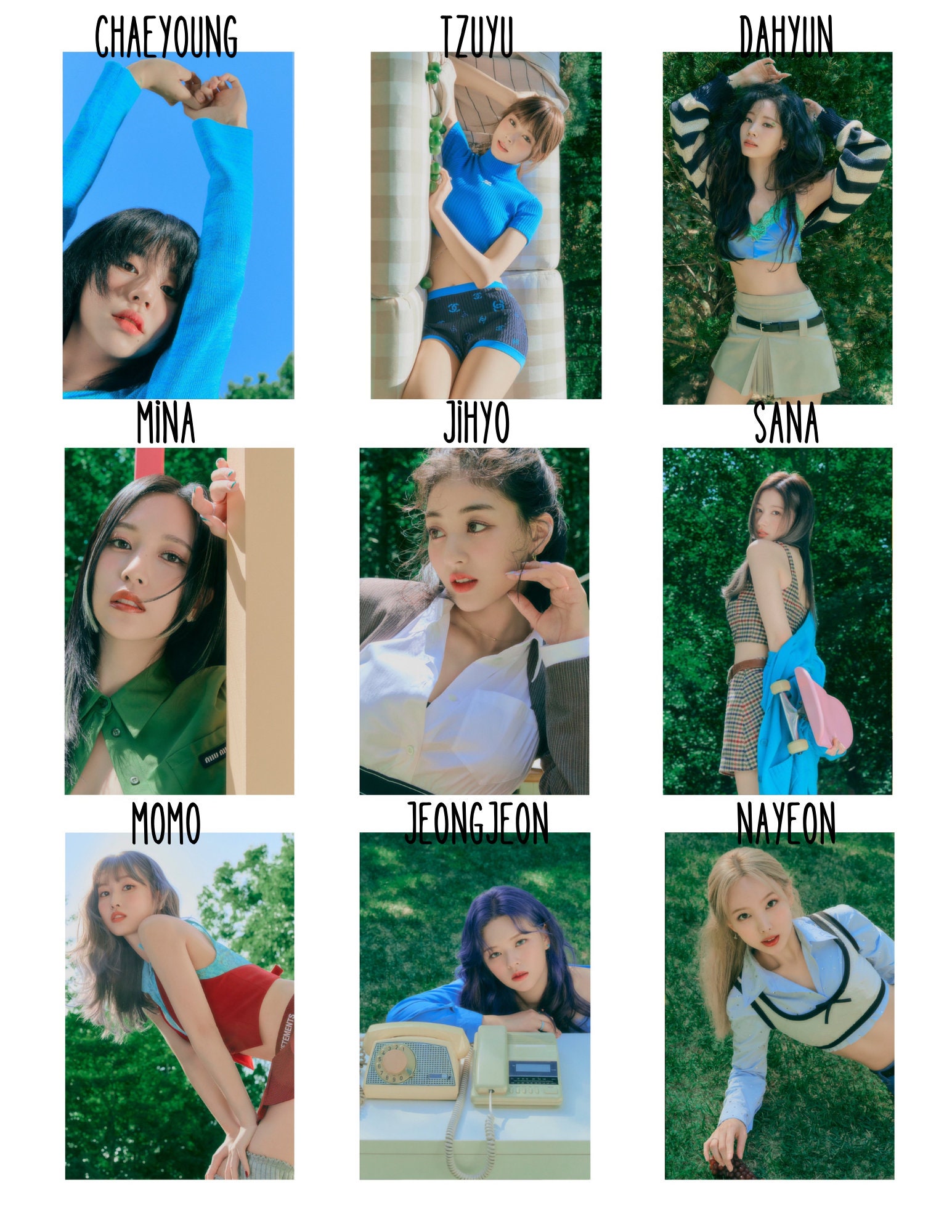 Twice Fan Made ONCE Membership ID Cards Laminated Durable - Etsy