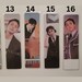 Seventeen Upcycled Bookmarks S.coups, Mingyu, Wonwoo, Vernon, Woozi ...