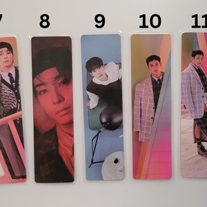 Seventeen Upcycled Bookmarks | S.coups, Mingyu, Wonwoo, Vernon, Woozi ...
