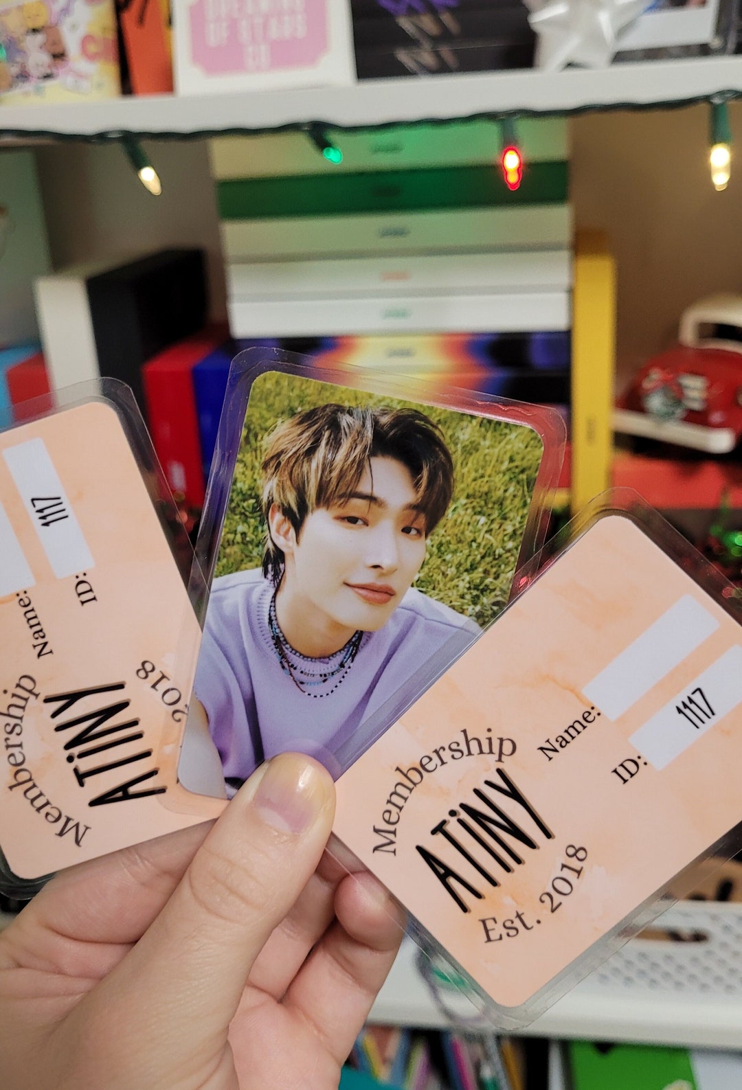 Ateez Fan Made ATINY Membership ID Cards Laminated & Durable - Etsy