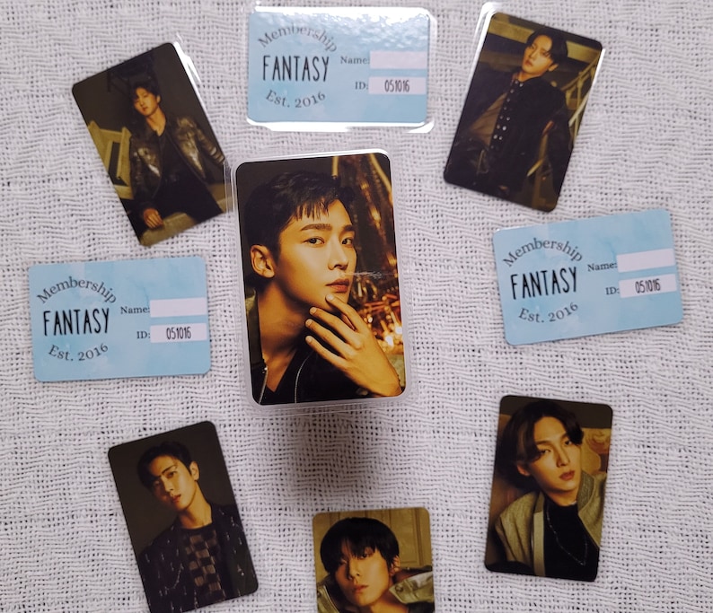SF9 Fan Made FANTASY Membership ID Cards Laminated & Durable | Mystery ...