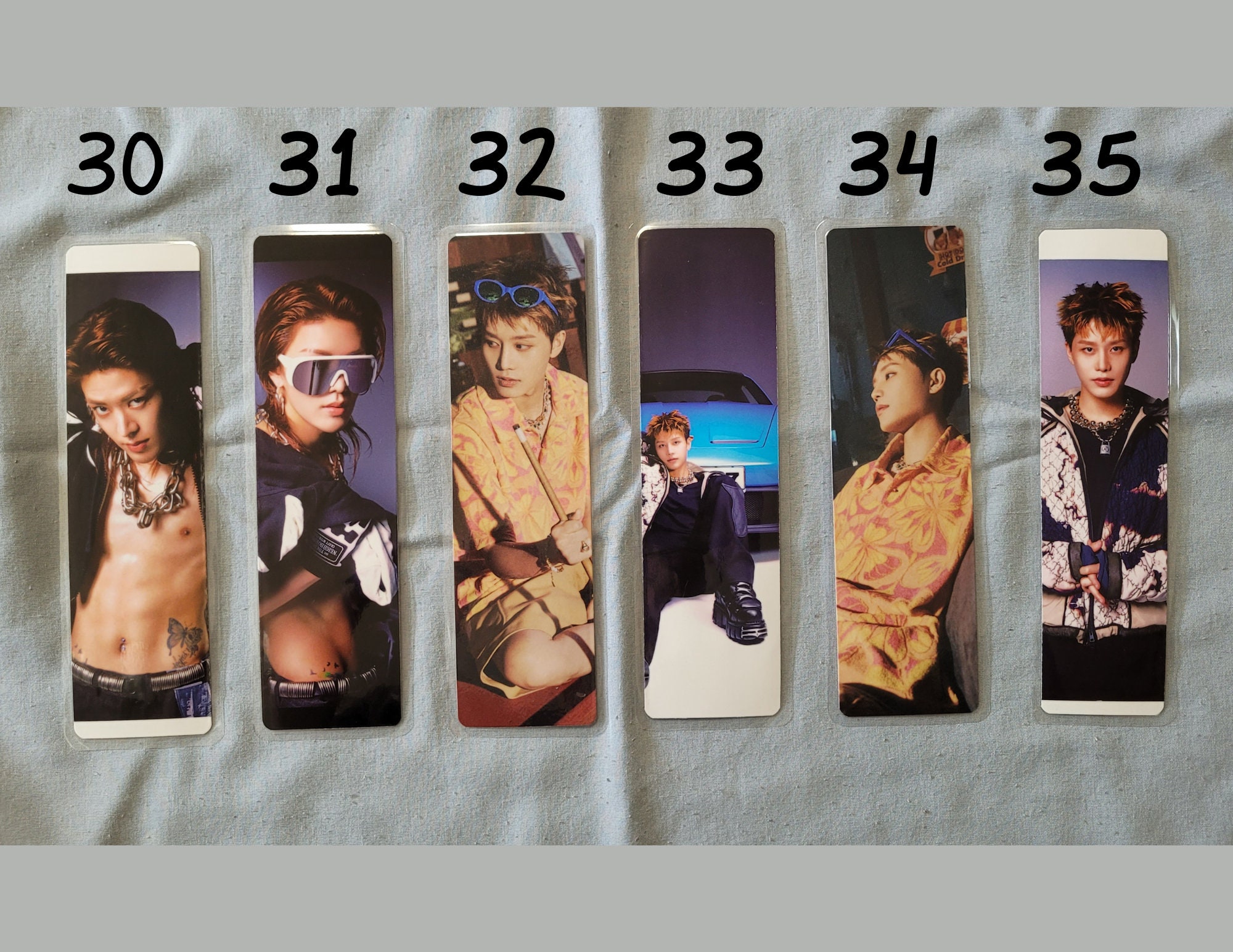 NCT 2 Baddies Upcycled Bookmarks | Taeyong, Mark, Johnny, Taeil ...