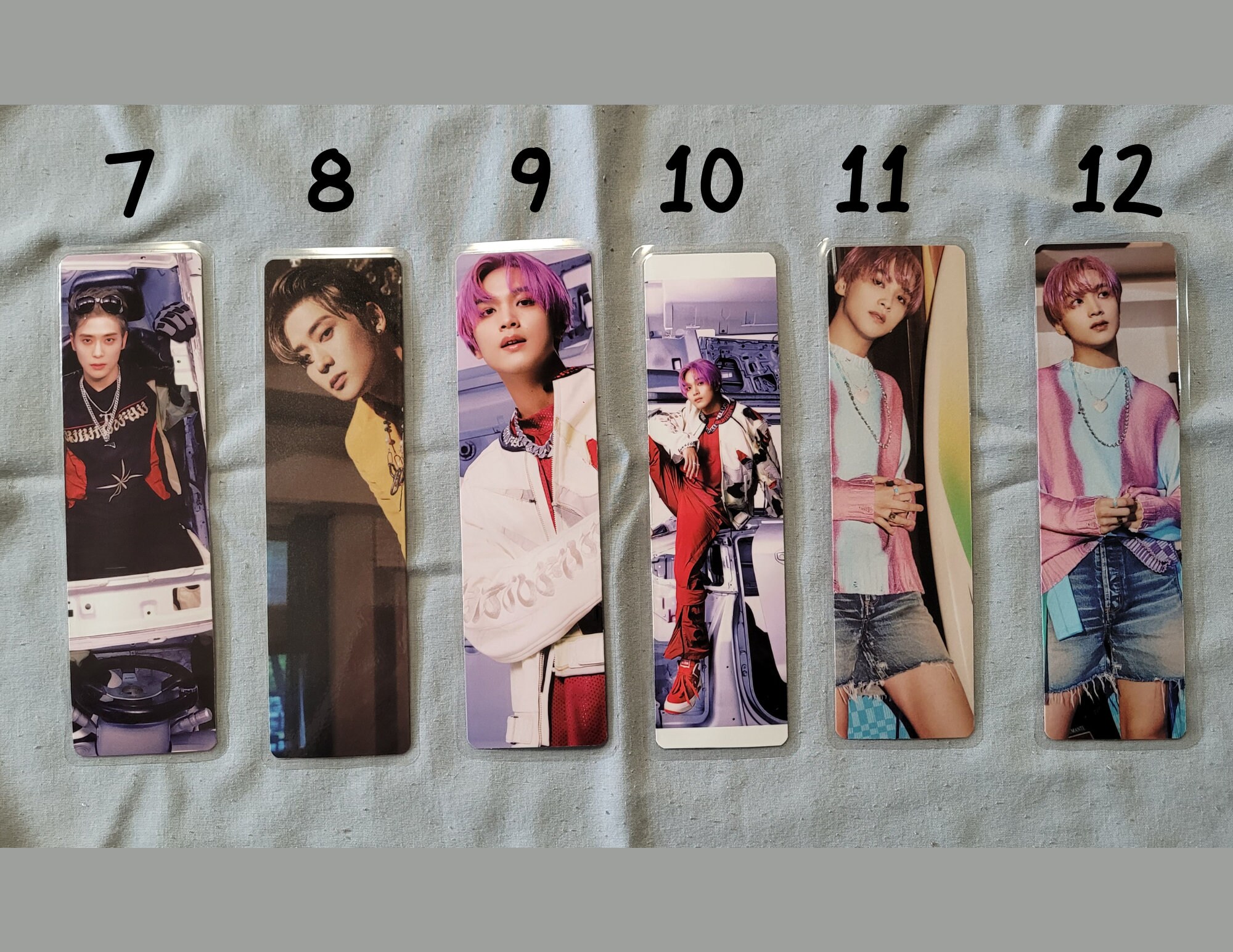 NCT 2 Baddies Upcycled Bookmarks | Taeyong, Mark, Johnny, Taeil ...