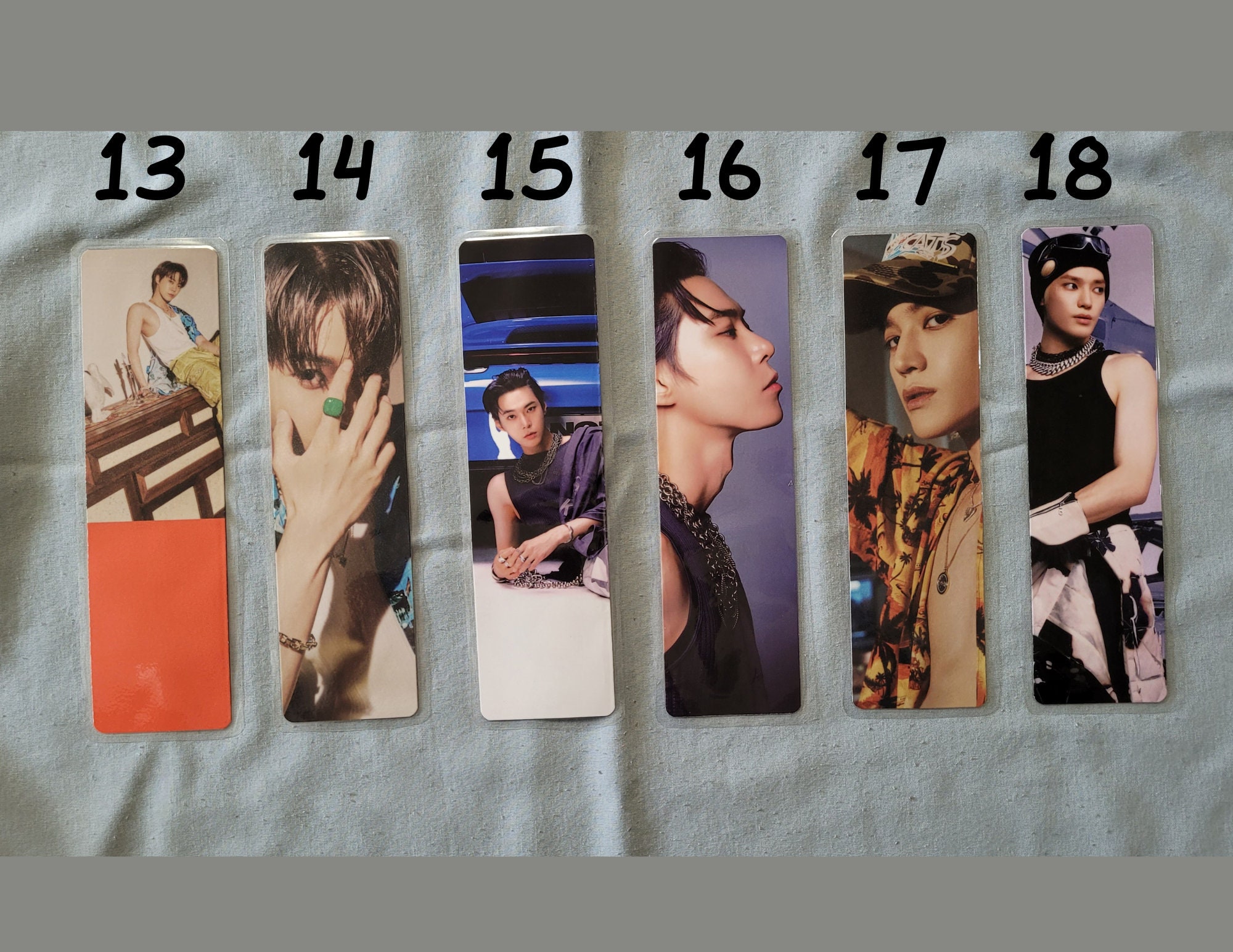 NCT 2 Baddies Upcycled Bookmarks | Taeyong, Mark, Johnny, Taeil ...