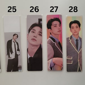 Seventeen Upcycled Bookmarks | S.coups, Mingyu, Wonwoo, Vernon, Woozi ...