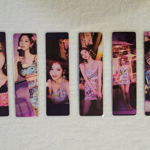 Twice Taste of Love Upcycled Bookmarks With Nayeon, Momo, Mina, Sana ...