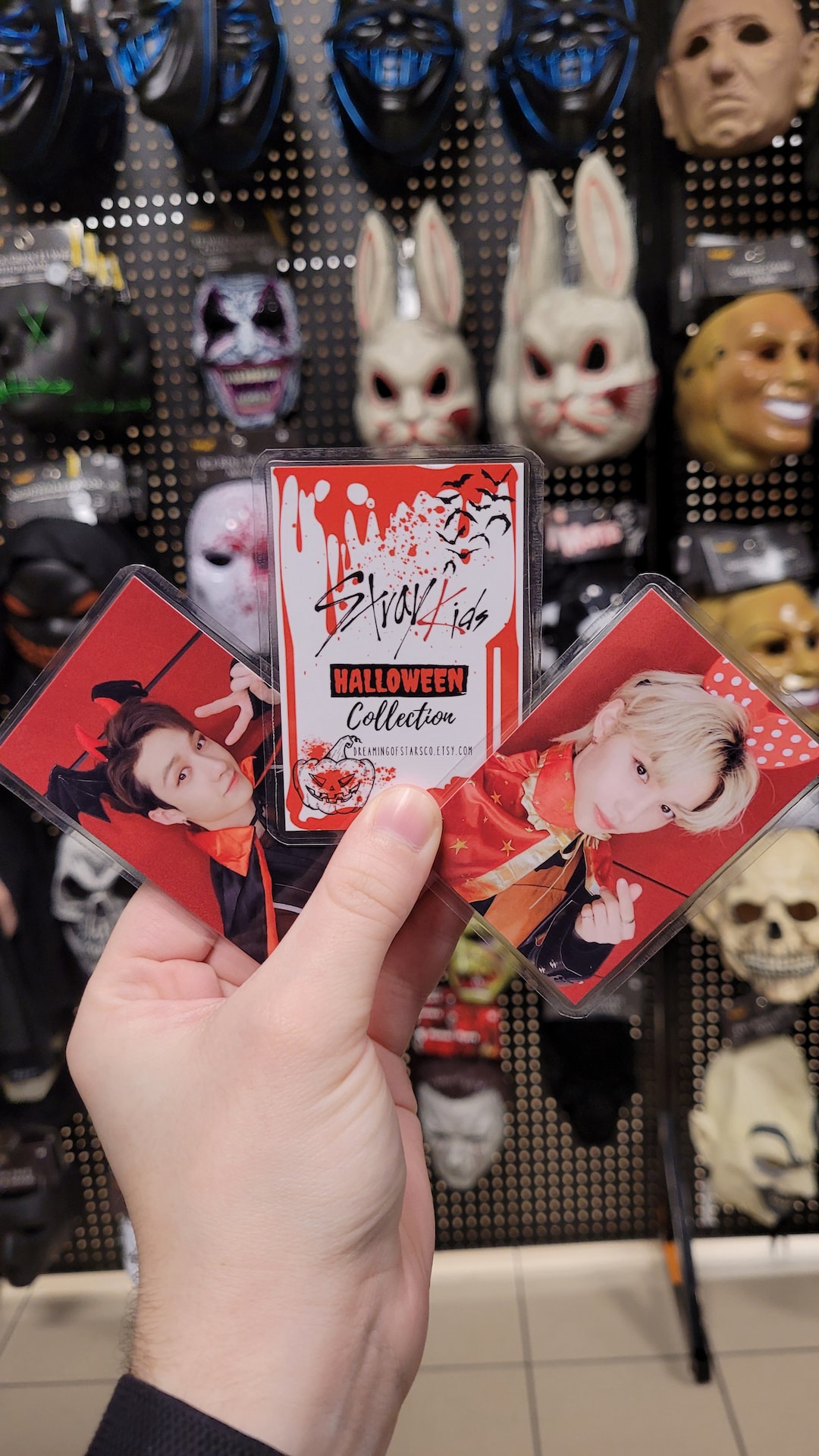 Stray Kids Halloween Fan Made Durable Laminated Photocards: Bang Chan ...