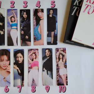 Twice Ready to Be Upcycled Bookmarks With Nayeon, Jeongyeon, Jihyo ...