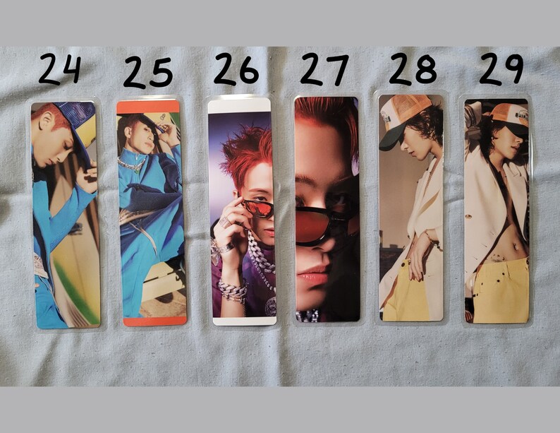 NCT 2 Baddies Upcycled Bookmarks | Taeyong, Mark, Johnny, Taeil ...