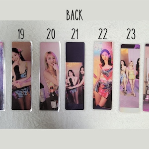 Twice Taste of Love Upcycled Bookmarks With Nayeon, Momo, Mina, Sana ...