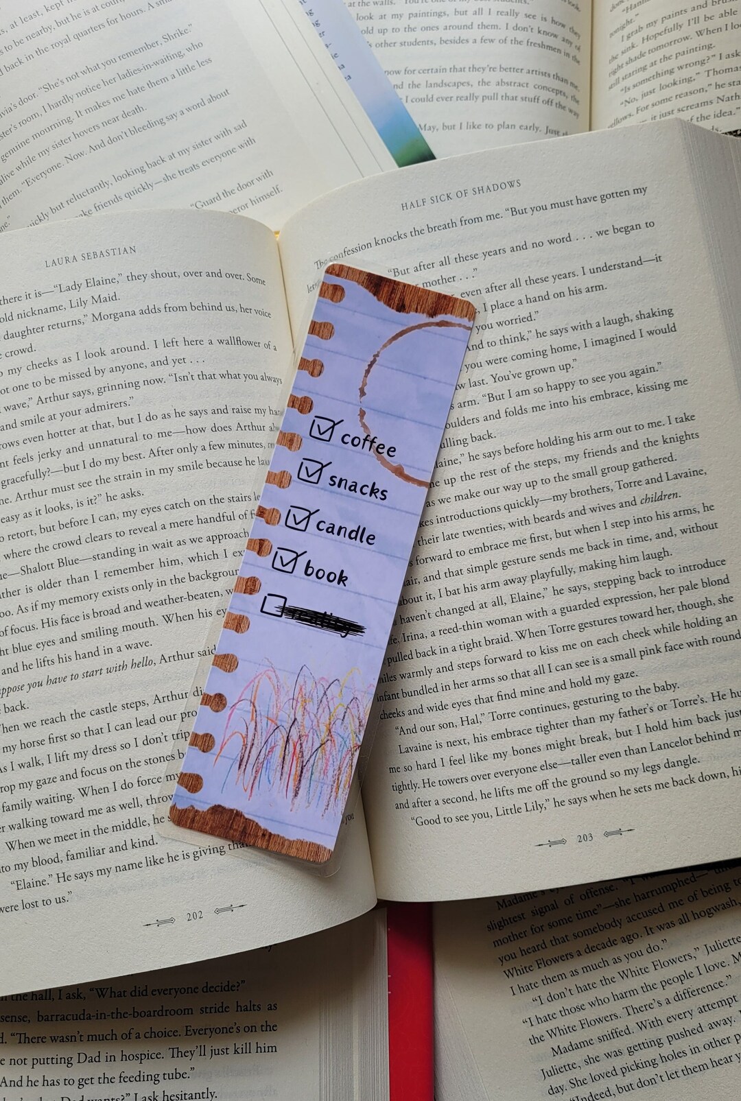 Busy Reader Checklist Laminated Bookmark | Reader's to Do List - Etsy
