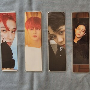 Ateez Spin off Upcycled & Laminated Bookmark: Handmade Kpop Gift - Etsy