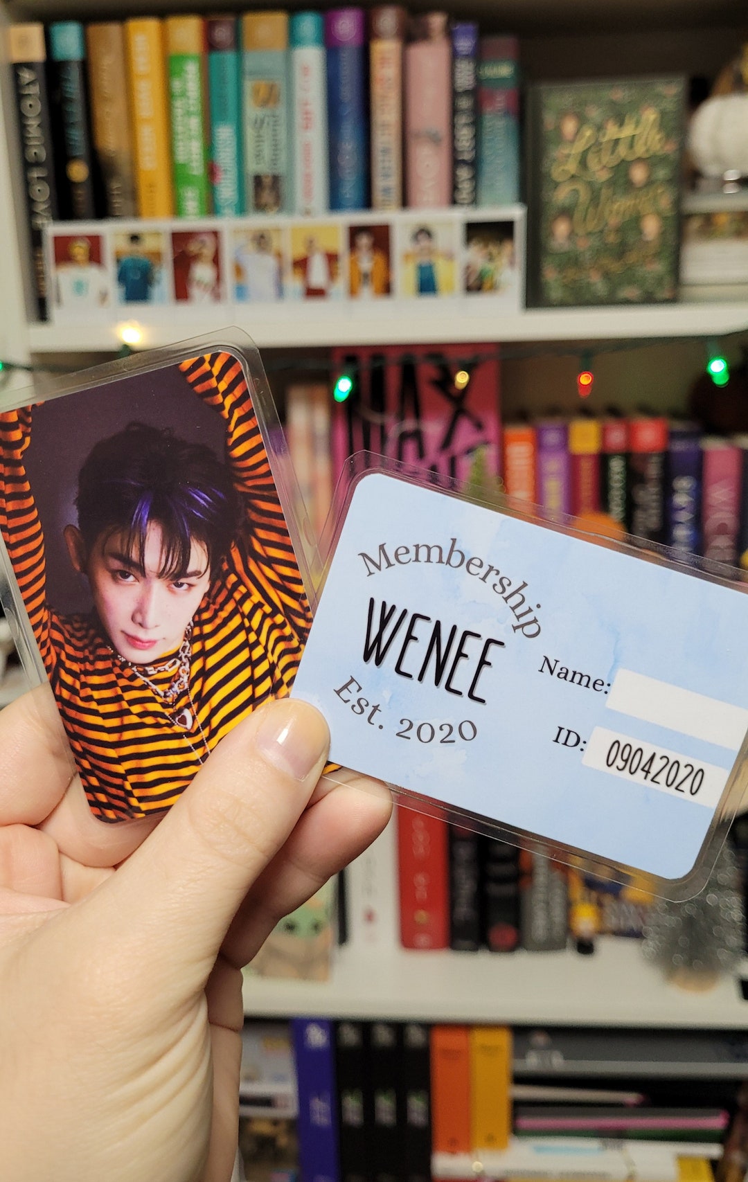 Wonho Fan Made WENEE Membership ID Cards Laminated & Durable | Mystery ...