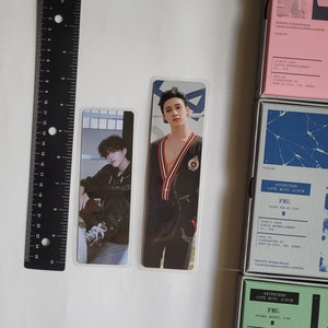 Seventeen FML Upcycled Bookmarks W/ S.coups, Wonwoo, Mingyu, Vernon ...