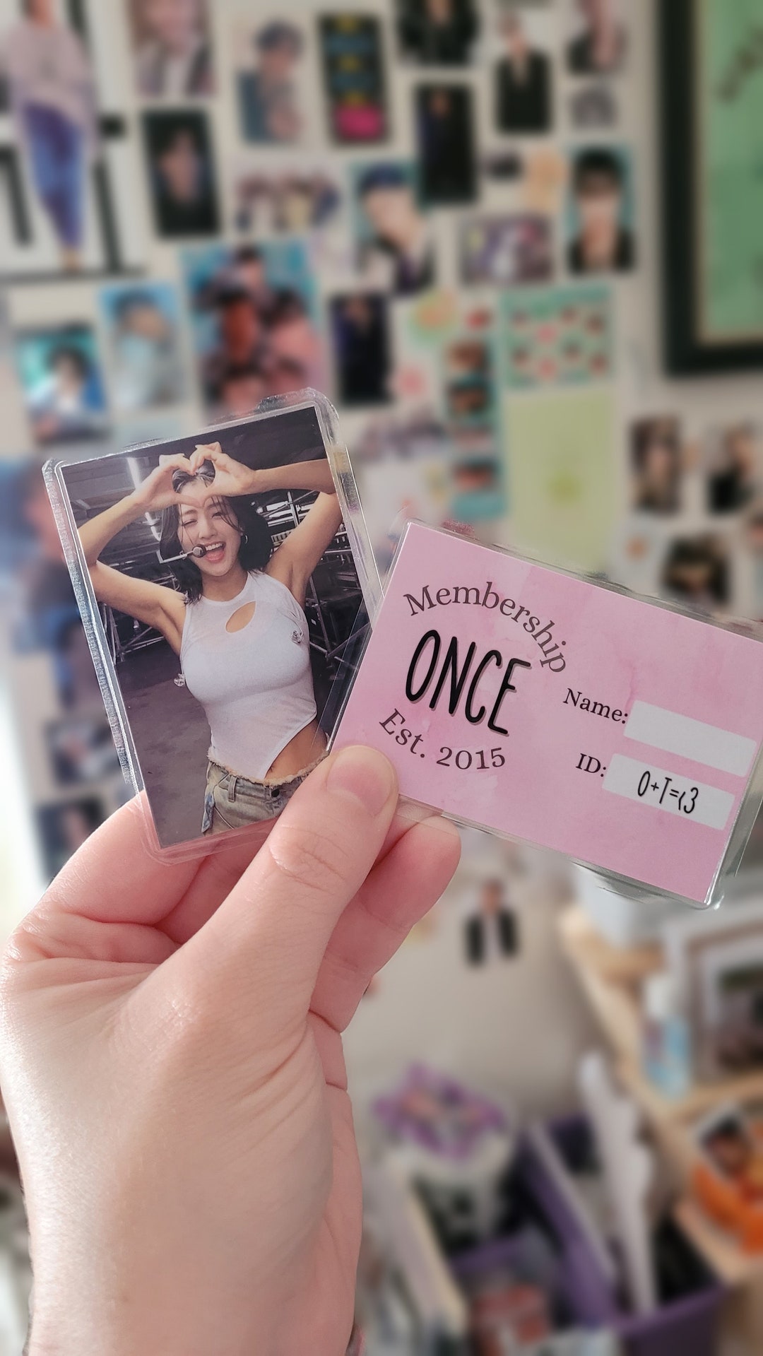Twice Fan Made ONCE Membership ID Cards Laminated, Durable Custom and ...