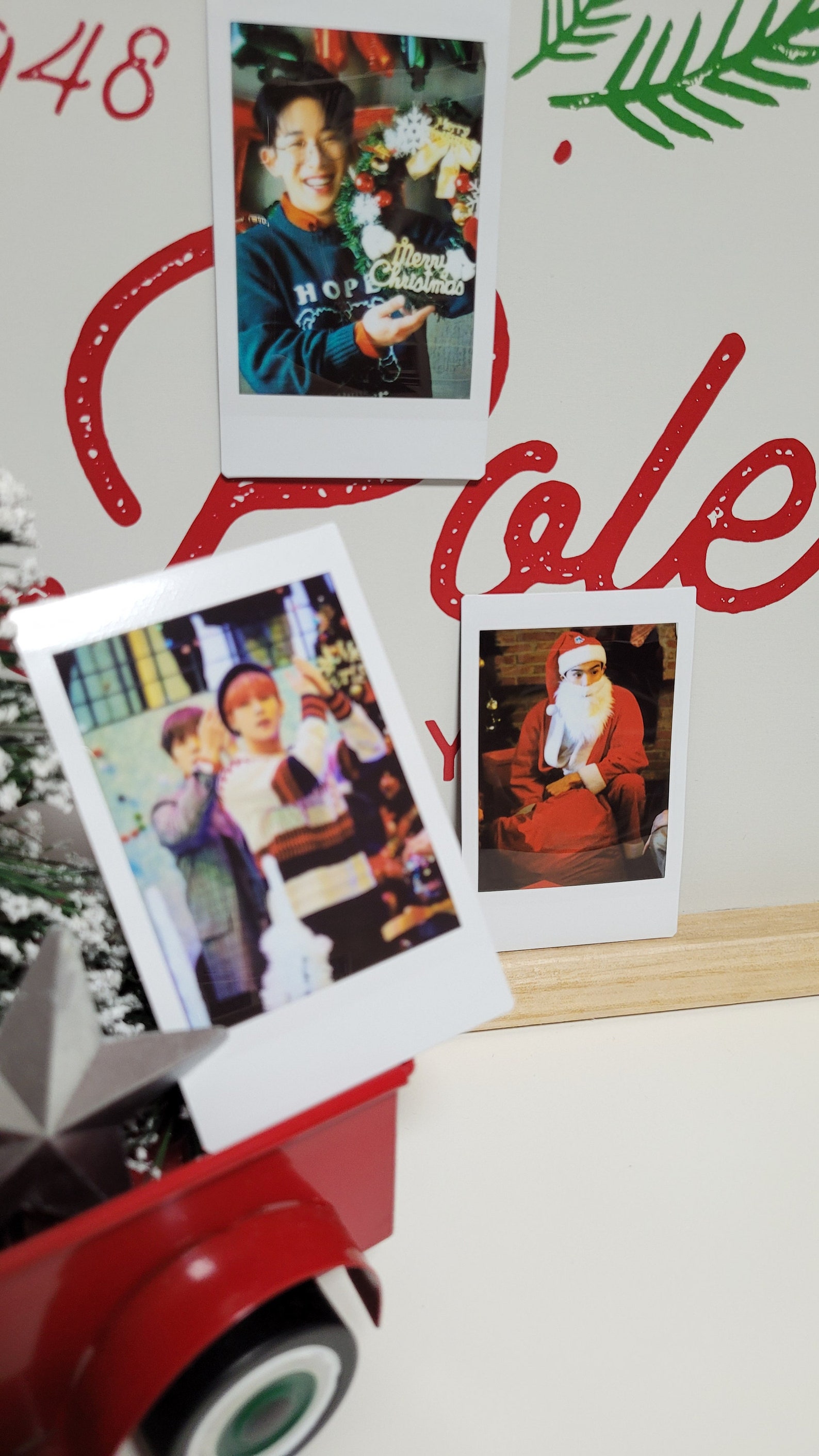 Monsta X Christmas Photocards, Kpop Holiday Photos - Etsy